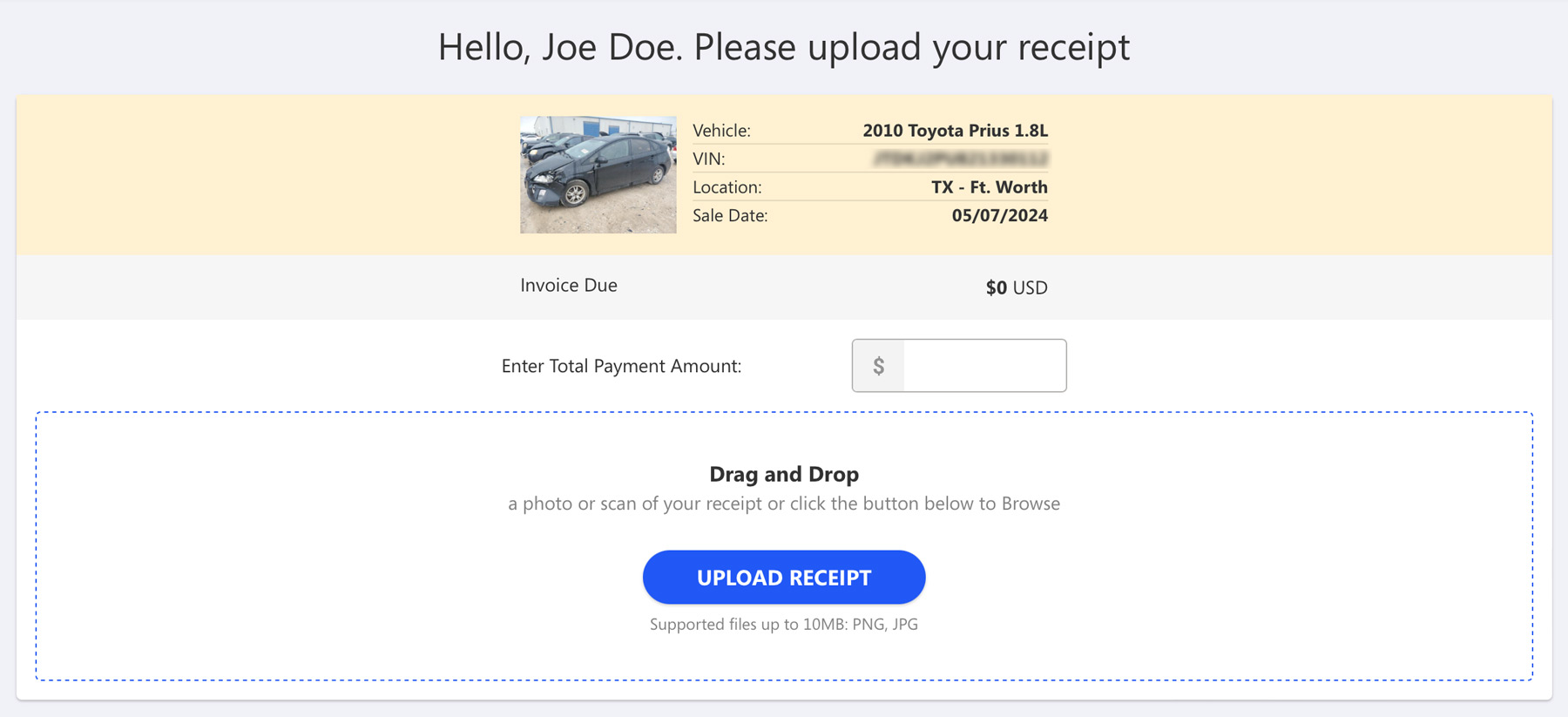 How do I pay for a vehicle once I’ve won it? – Help Center